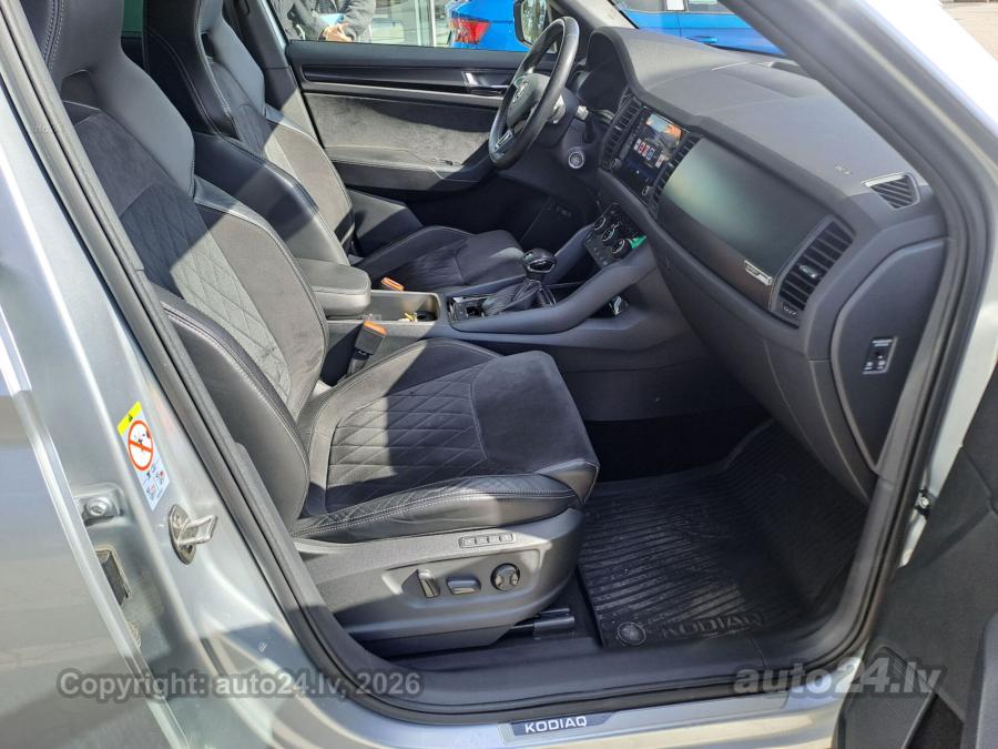 Grey Skoda Kodiaq 2020 in Tartu, with an engine capacity of 2.00 L and mileage of 105 thousand km for 25900 €, photo 6 on AUTOMOTO.COM.LV