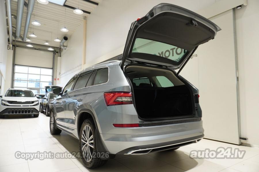 Grey Skoda Kodiaq 2020 in Tallinn, with an engine capacity of 2.00 L and mileage of 194 thousand km for 22900 €, photo 7 on AUTOMOTO.COM.LV