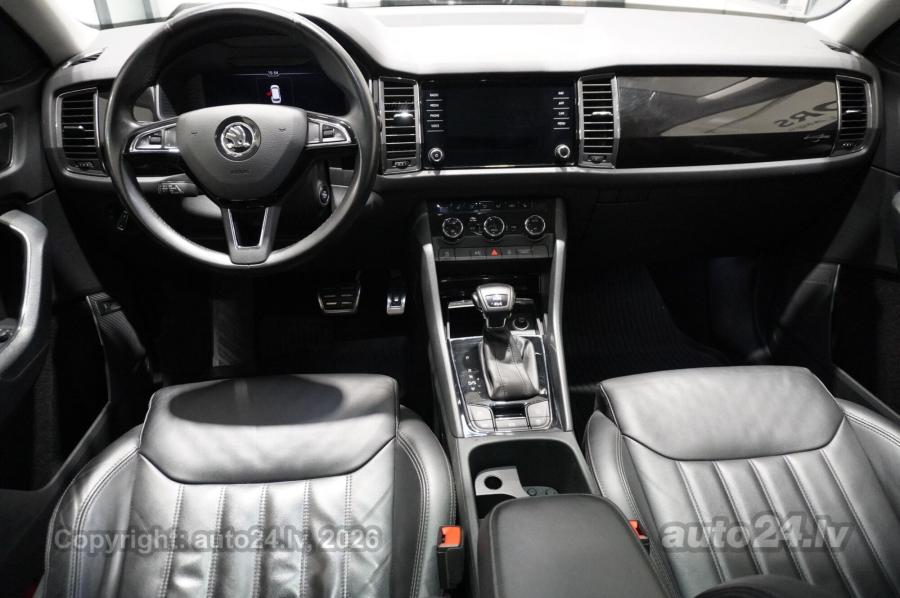 Grey Skoda Kodiaq 2020 in Tallinn, with an engine capacity of 2.00 L and mileage of 194 thousand km for 22900 €, photo 12 on AUTOMOTO.COM.LV