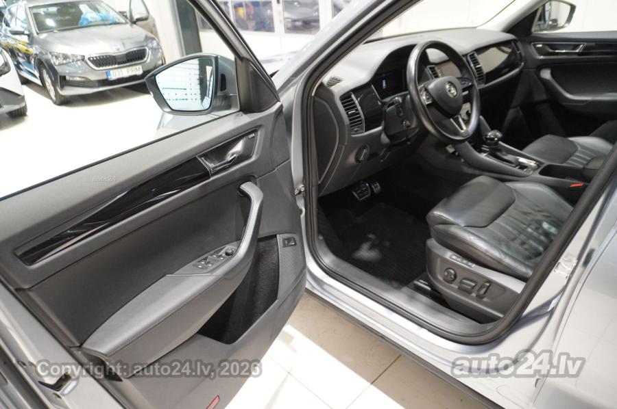 Grey Skoda Kodiaq 2020 in Tallinn, with an engine capacity of 2.00 L and mileage of 194 thousand km for 22900 €, photo 14 on AUTOMOTO.COM.LV