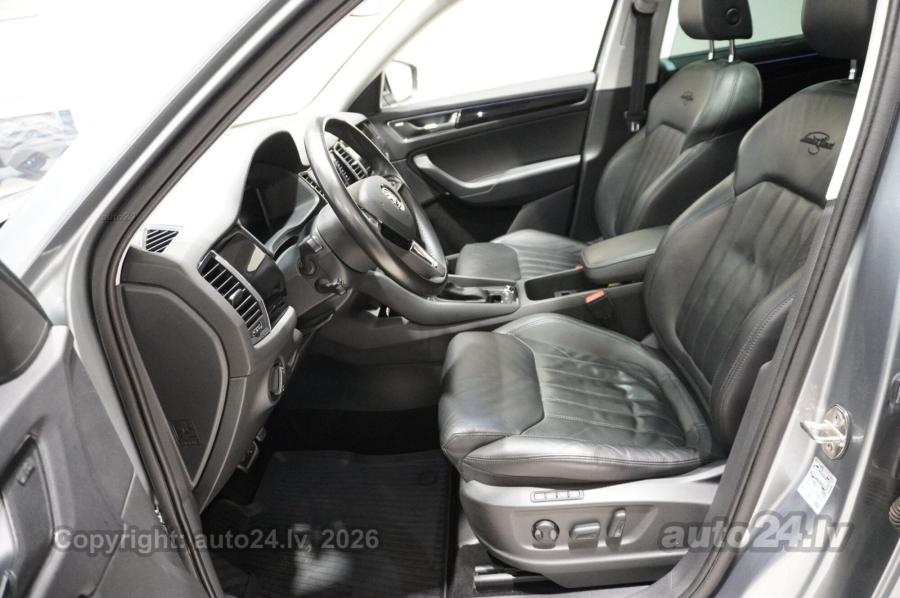 Grey Skoda Kodiaq 2020 in Tallinn, with an engine capacity of 2.00 L and mileage of 194 thousand km for 22900 €, photo 15 on AUTOMOTO.COM.LV