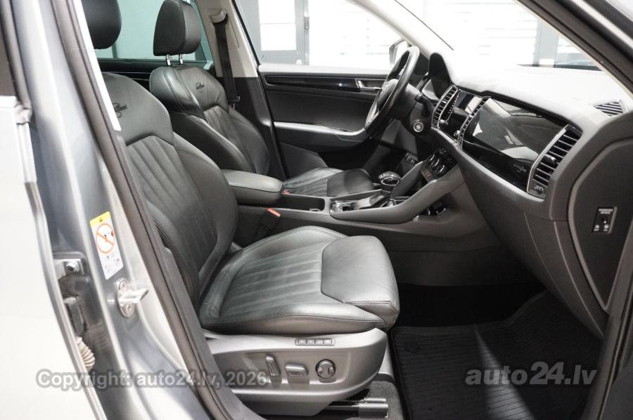 Grey Skoda Kodiaq 2020 in Tallinn, with an engine capacity of 2.00 L and mileage of 194 thousand km for 22900 €, photo 16 on AUTOMOTO.COM.LV