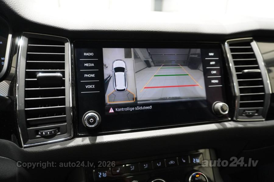 Grey Skoda Kodiaq 2020 in Tallinn, with an engine capacity of 2.00 L and mileage of 194 thousand km for 22900 €, photo 18 on AUTOMOTO.COM.LV