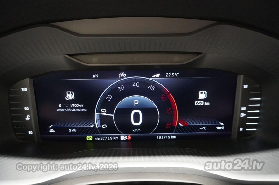 Grey Skoda Kodiaq 2020 in Tallinn, with an engine capacity of 2.00 L and mileage of 194 thousand km for 22900 €, photo 22 on AUTOMOTO.COM.LV