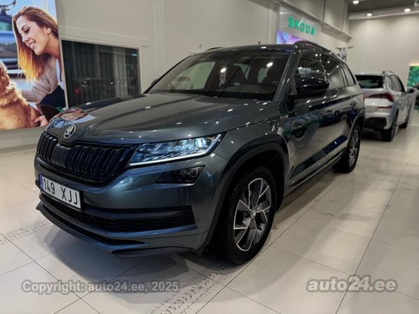 Grey Skoda Kodiaq 2021 in Rakvere, with an engine capacity of 1.50 L and mileage of 67 thousand km for 26800 €, photo 1 on AUTOMOTO.COM.LV