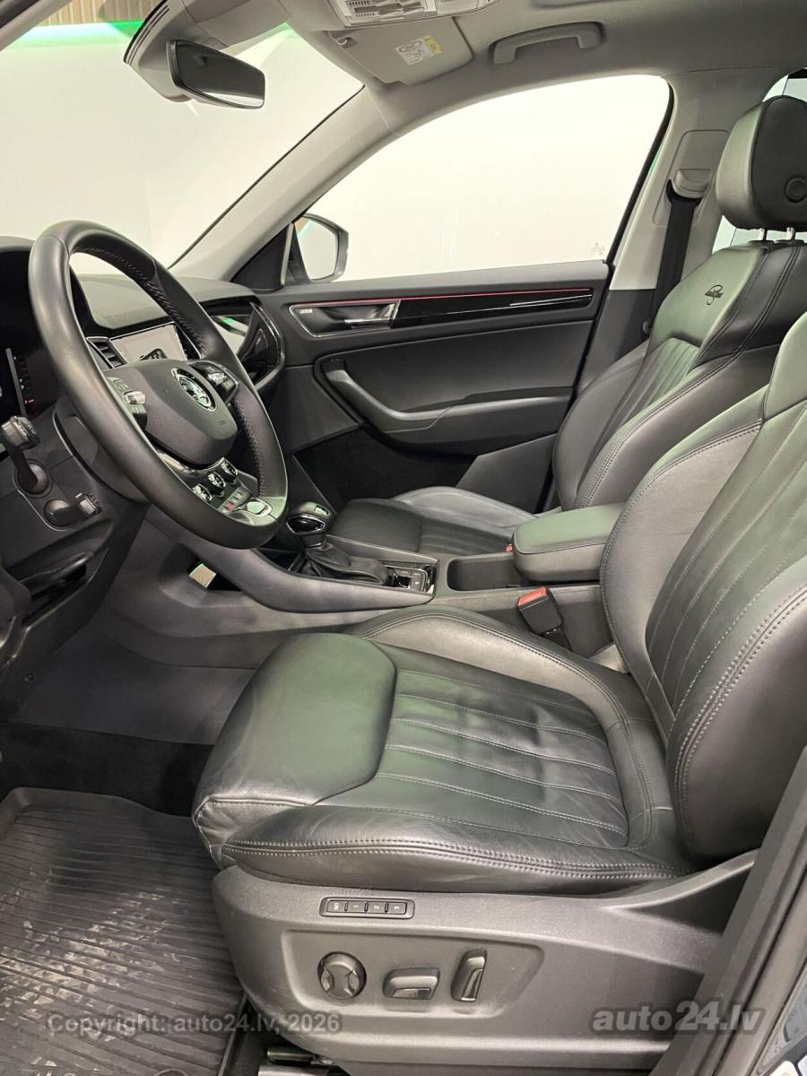 Grey Skoda Kodiaq 2021 in Tallinn, with an engine capacity of 1.97 L and mileage of 111 thousand km for 30490 €, photo 6 on AUTOMOTO.COM.LV