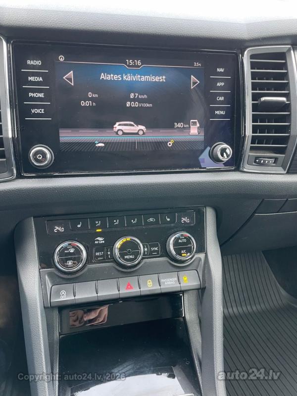 Pelēks Skoda Kodiaq 2021 Tartu, ar dzinēja tilpumu 2.00 L un nobraukumu 115 tūkst. km par 20990 €, foto 11 vietnē AUTOMOTO.COM.LV