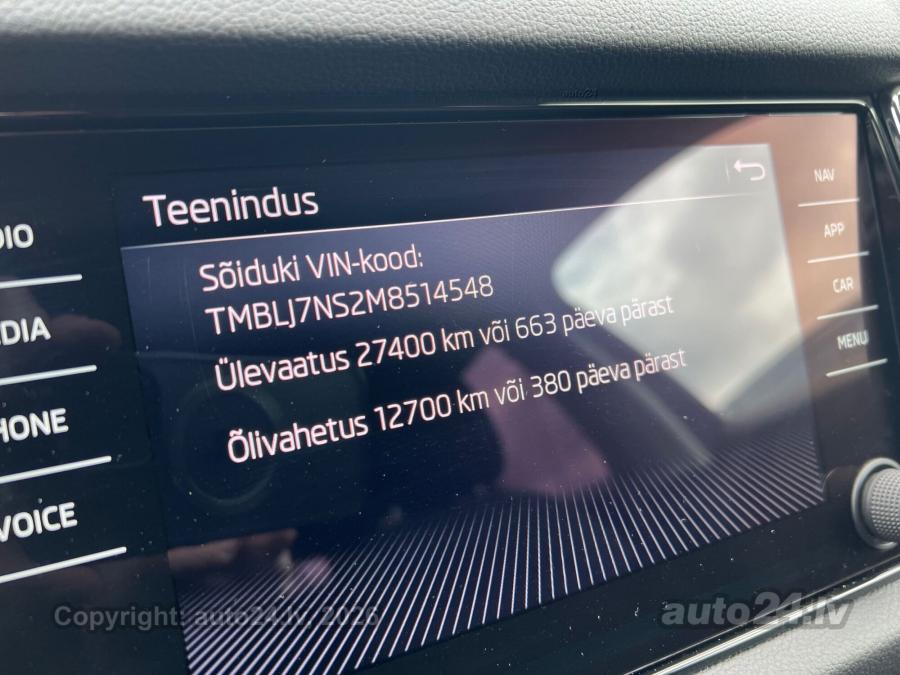 Grey Skoda Kodiaq 2021 in Tallinn, with an engine capacity of 2.00 L and mileage of 137 thousand km for 22900 €, photo 23 on AUTOMOTO.COM.LV