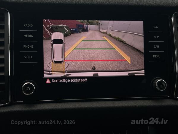 Grey Skoda Kodiaq 2021 in Parnu, with an engine capacity of 1.50 L and mileage of 80 thousand km for 25900 €, photo 8 on AUTOMOTO.COM.LV