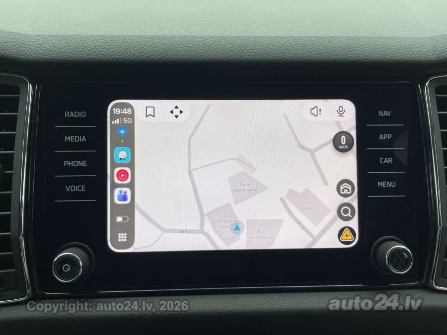 Серый Шкода Kodiaq 2021 в Таллин, объемом двигателя 1.50 л и пробегом 75 тыс. км за 27499 €, фото 25 на AUTOMOTO.COM.LV