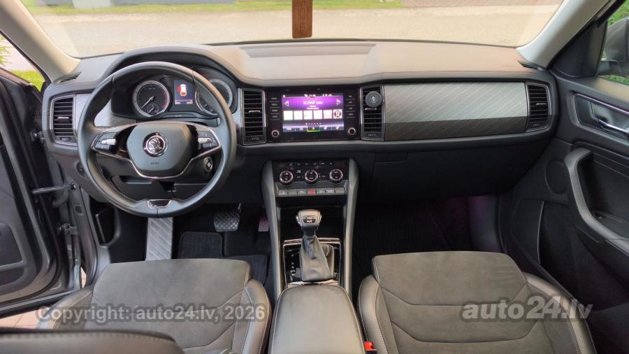 Grey Skoda Kodiaq 2021 in Tallinn, with an engine capacity of 2.00 L and mileage of 91 thousand km for 28900 €, photo 5 on AUTOMOTO.COM.LV