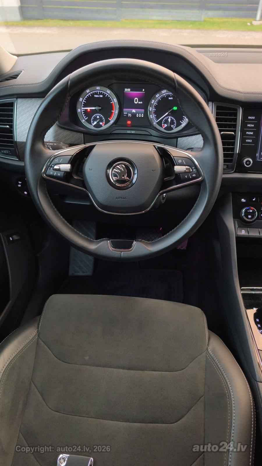 Grey Skoda Kodiaq 2021 in Tallinn, with an engine capacity of 2.00 L and mileage of 91 thousand km for 28900 €, photo 6 on AUTOMOTO.COM.LV
