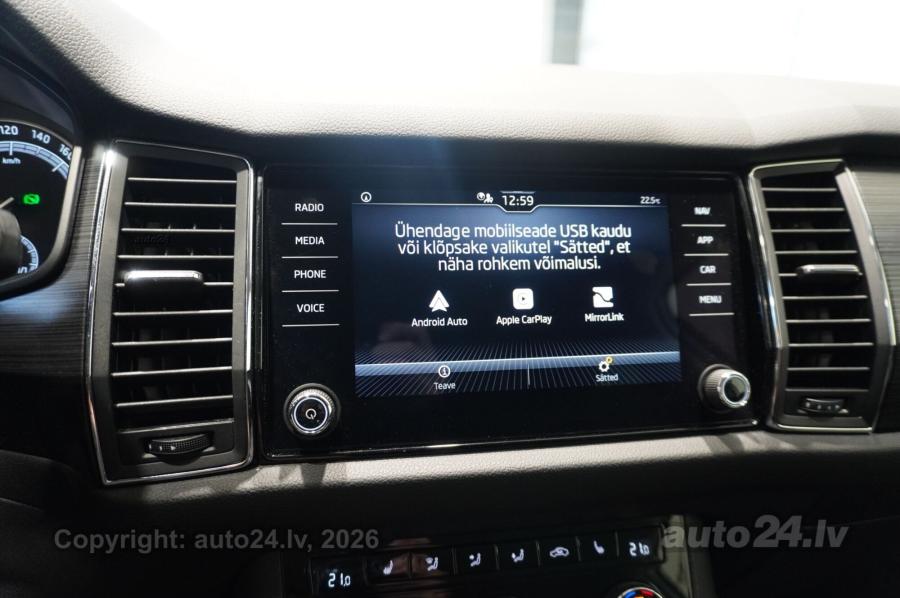 Pelēks Skoda Kodiaq 2021 Tallina, ar dzinēja tilpumu 2.00 L un nobraukumu 208 tūkst. km par 20900 €, foto 18 vietnē AUTOMOTO.COM.LV