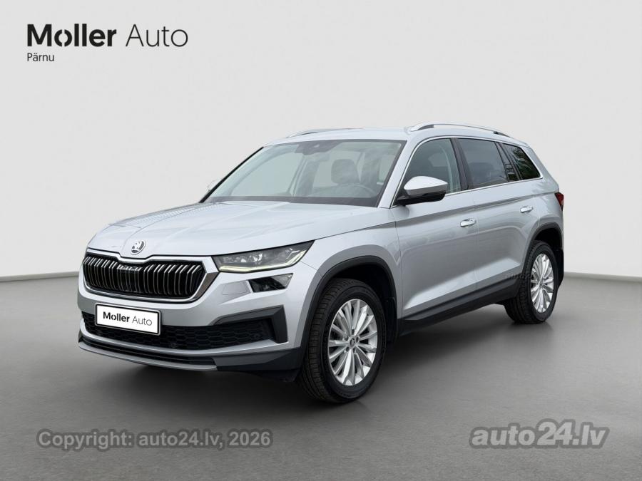 Pelēks Skoda Kodiaq 2021 Pērnava, ar dzinēja tilpumu 1.50 L un nobraukumu 107 tūkst. km par 28900 €, foto 1 vietnē AUTOMOTO.COM.LV