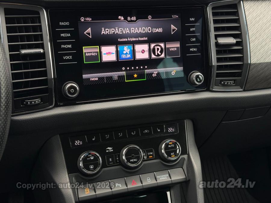 Pelēks Skoda Kodiaq 2021 Pērnava, ar dzinēja tilpumu 1.50 L un nobraukumu 107 tūkst. km par 28900 €, foto 13 vietnē AUTOMOTO.COM.LV