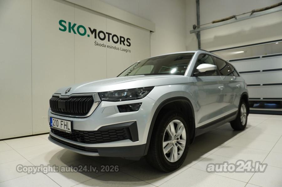 Grey Skoda Kodiaq 2021 in Tallinn, with an engine capacity of 1.50 L and mileage of 161 thousand km for 22900 €, photo 1 on AUTOMOTO.COM.LV