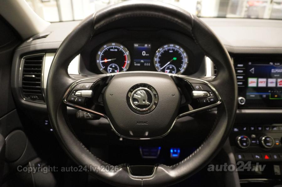Grey Skoda Kodiaq 2021 in Tallinn, with an engine capacity of 1.50 L and mileage of 161 thousand km for 22900 €, photo 21 on AUTOMOTO.COM.LV