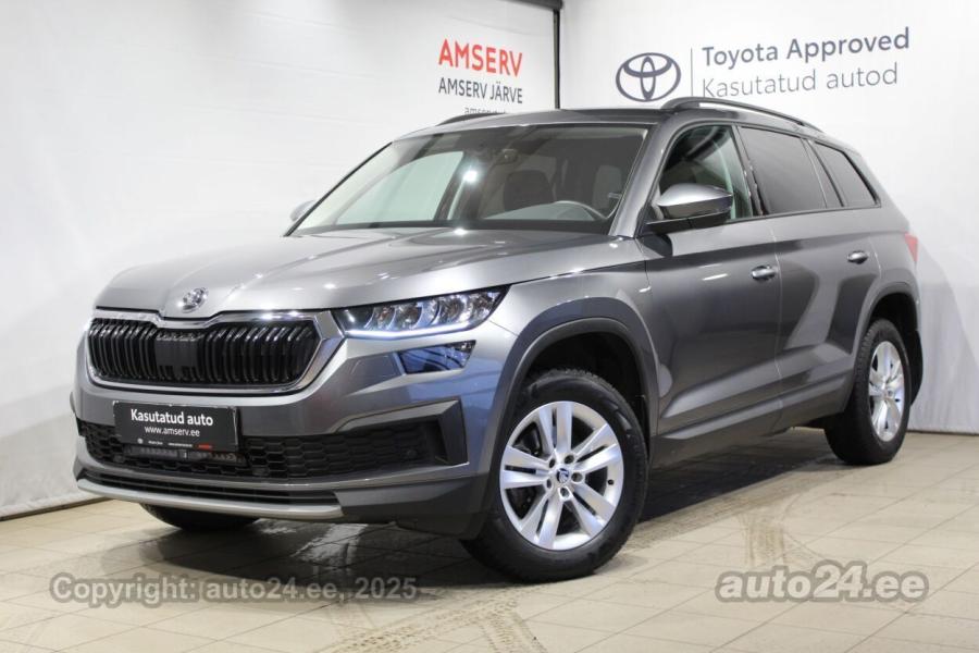 Grey Skoda Kodiaq 2022 in Tallinn, with an engine capacity of 2.00 L and mileage of 62 thousand km for 35490 €, photo 1 on AUTOMOTO.COM.LV