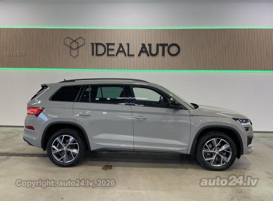 Pelēks Skoda Kodiaq 2022 Tallina, ar dzinēja tilpumu 1.97 L un nobraukumu 66 tūkst. km par 35900 €, foto 2 vietnē AUTOMOTO.COM.LV