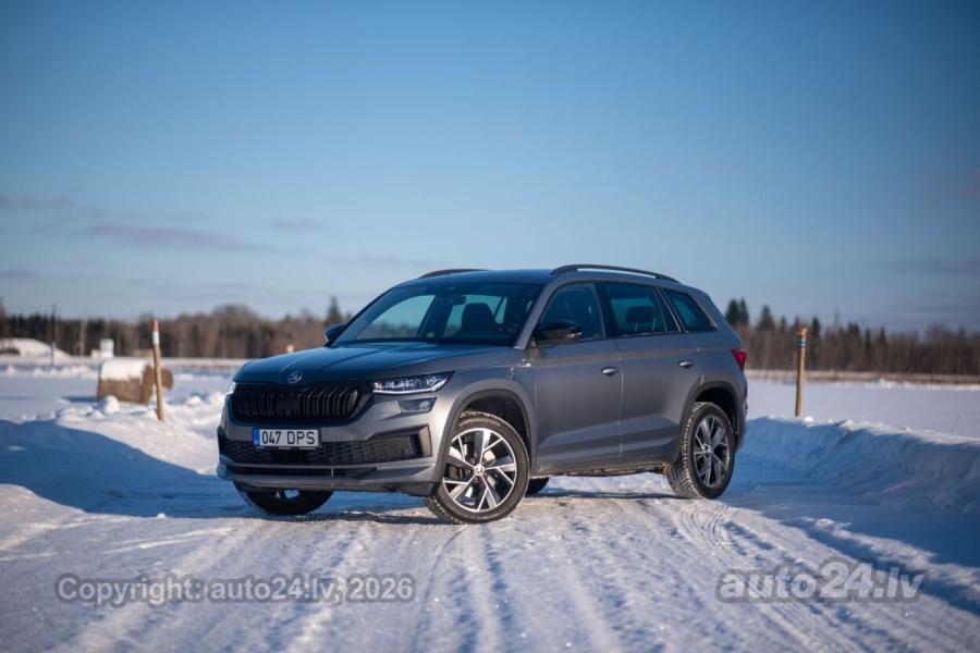 Серый Шкода Kodiaq 2022 в Таллин, объемом двигателя 2.00 л и пробегом 57 тыс. км за 35900 €, фото 1 на AUTOMOTO.COM.LV