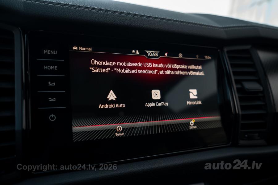 Серый Шкода Kodiaq 2022 в Тарту, объемом двигателя 2.00 л и пробегом 131 тыс. км за 30900 €, фото 28 на AUTOMOTO.COM.LV