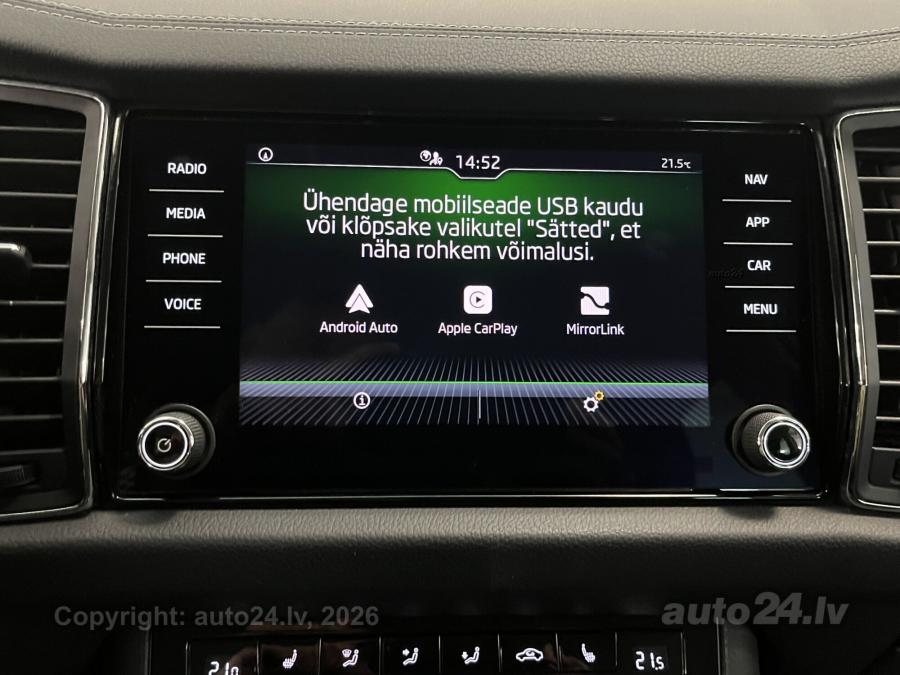 Grey Skoda Kodiaq 2022 in Tallinn, with an engine capacity of 2.00 L and mileage of 228 thousand km for 21000 €, photo 22 on AUTOMOTO.COM.LV