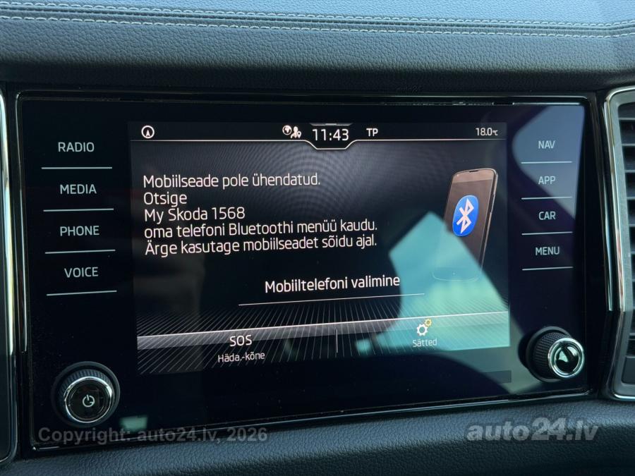Pelēks Skoda Kodiaq 2022 Pērnava, ar dzinēja tilpumu 2.00 L un nobraukumu 118 tūkst. km par 29950 €, foto 15 vietnē AUTOMOTO.COM.LV