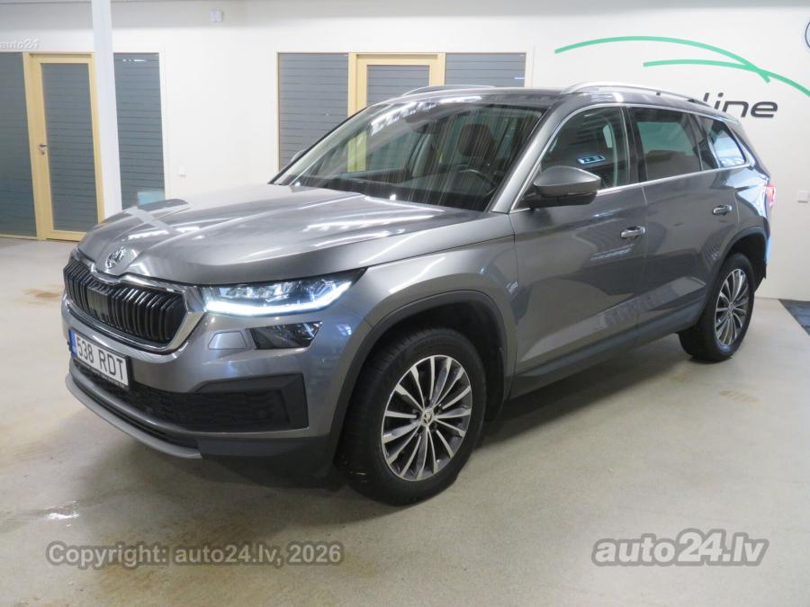 Grey Skoda Kodiaq 2022 in Tallinn, with an engine capacity of 1.20 L and mileage of 58 thousand km for 28500 €, photo 1 on AUTOMOTO.COM.LV