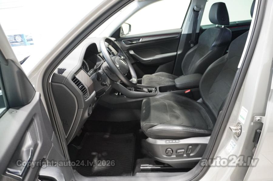 Grey Skoda Kodiaq 2022 in Tallinn, with an engine capacity of 1.50 L and mileage of 41 thousand km for 25900 €, photo 13 on AUTOMOTO.COM.LV