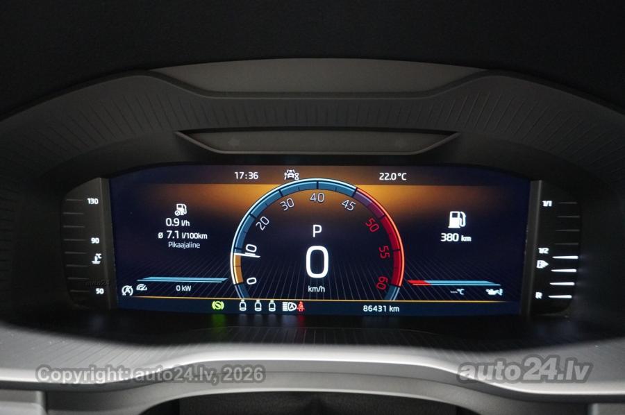 Grey Skoda Kodiaq 2022 in Tallinn, with an engine capacity of 2.00 L and mileage of 86 thousand km for 29900 €, photo 21 on AUTOMOTO.COM.LV