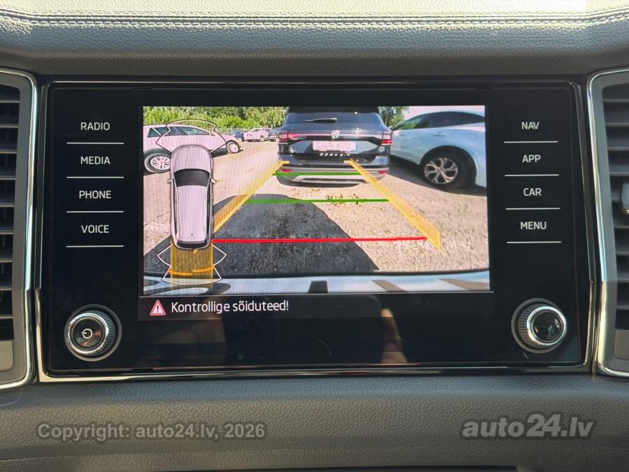 Grey Skoda Kodiaq 2022 in Parnu, with an engine capacity of 2.00 L and mileage of 105 thousand km for 32900 €, photo 14 on AUTOMOTO.COM.LV