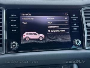 Grey Skoda Kodiaq 2022 in Parnu, with an engine capacity of 2.00 L and mileage of 105 thousand km for 32900 €, photo 16 on AUTOMOTO.COM.LV