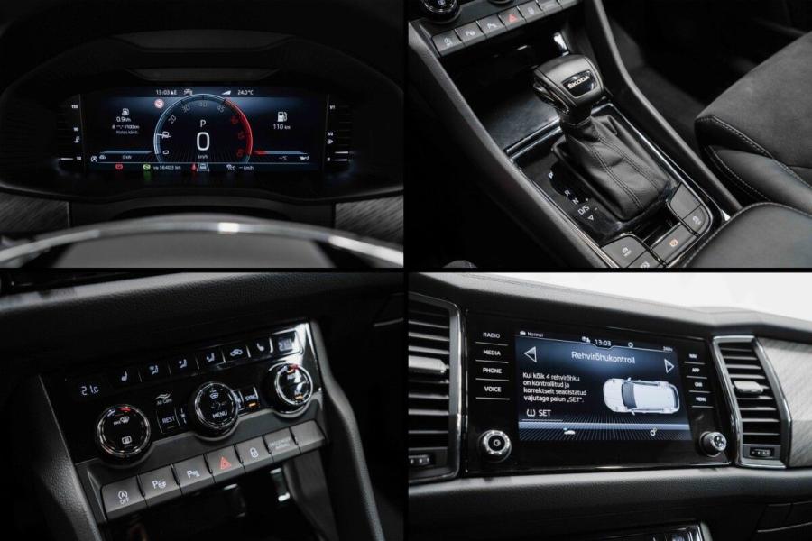 Серый Шкода Kodiaq 2022 в Таллин, объемом двигателя 2.00 л и пробегом 106 тыс. км за 28900 €, фото 14 на AUTOMOTO.COM.LV
