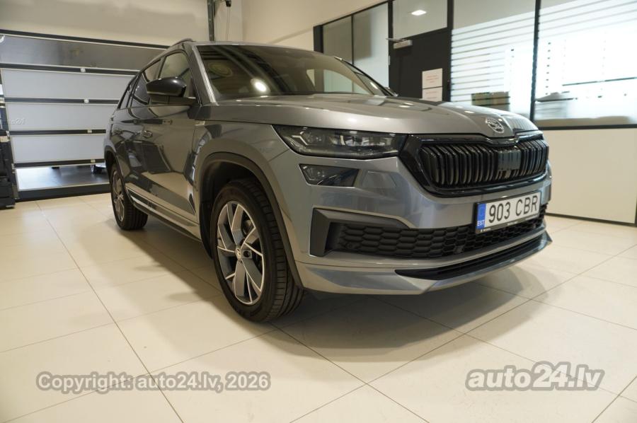 Серый Шкода Kodiaq 2022 в Таллин, объемом двигателя 2.00 л и пробегом 80 тыс. км за 33900 €, фото 5 на AUTOMOTO.COM.LV