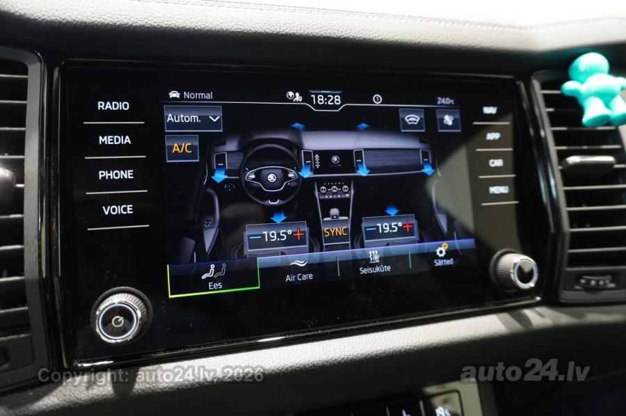 Серый Шкода Kodiaq 2022 в Таллин, объемом двигателя 2.00 л и пробегом 80 тыс. км за 33900 €, фото 22 на AUTOMOTO.COM.LV