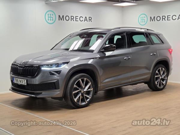 Grey Skoda Kodiaq 2022 in Tallinn, with an engine capacity of 2.00 L and mileage of 123 thousand km for 29900 €, photo 1 on AUTOMOTO.COM.LV