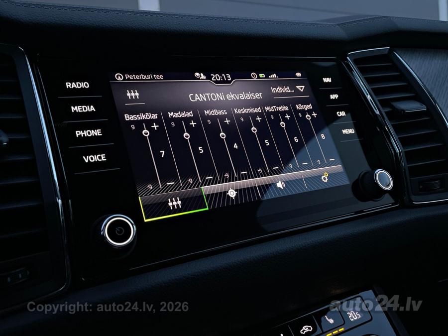 Pelēks Skoda Kodiaq 2022 Tallina, ar dzinēja tilpumu 2.00 L un nobraukumu 125 tūkst. km par 27900 €, foto 16 vietnē AUTOMOTO.COM.LV