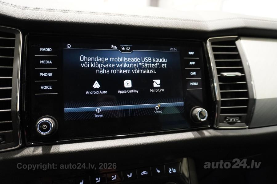 Серый Шкода Kodiaq 2022 в Таллин, объемом двигателя 2.00 л и пробегом 143 тыс. км за 23900 €, фото 18 на AUTOMOTO.COM.LV