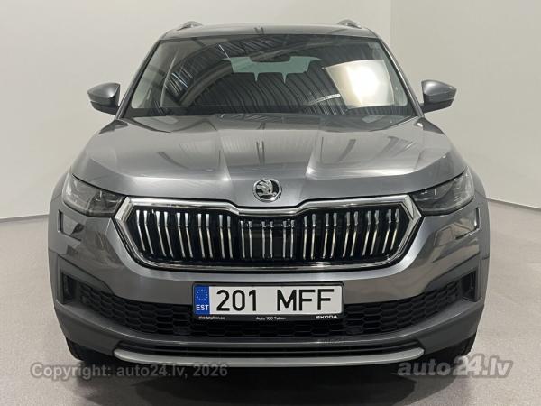Grey Skoda Kodiaq 2023 in Tallinn, with an engine capacity of 2.00 L and mileage of 65 thousand km for 31900 €, photo 2 on AUTOMOTO.COM.LV