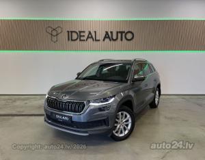Grey Skoda Kodiaq 2023 in Tallinn, with an engine capacity of 2.00 L and mileage of 27 thousand km for 34990 €, photo  on AUTOMOTO.COM.LV