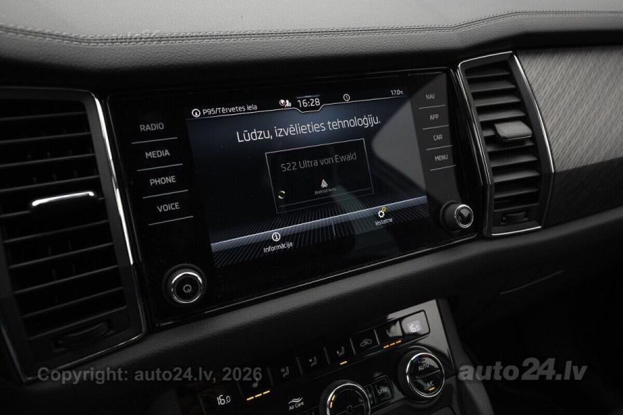 Pelēks Skoda Kodiaq 2023 Jelgava, ar dzinēja tilpumu 2.00 L un nobraukumu 142 tūkst. km par 30077 €, foto 18 vietnē AUTOMOTO.COM.LV