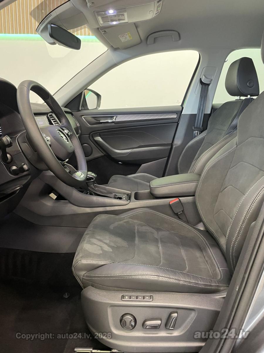 Grey Skoda Kodiaq 2023 in Tallinn, with an engine capacity of 2.00 L and mileage of 17 thousand km for 32990 €, photo 8 on AUTOMOTO.COM.LV