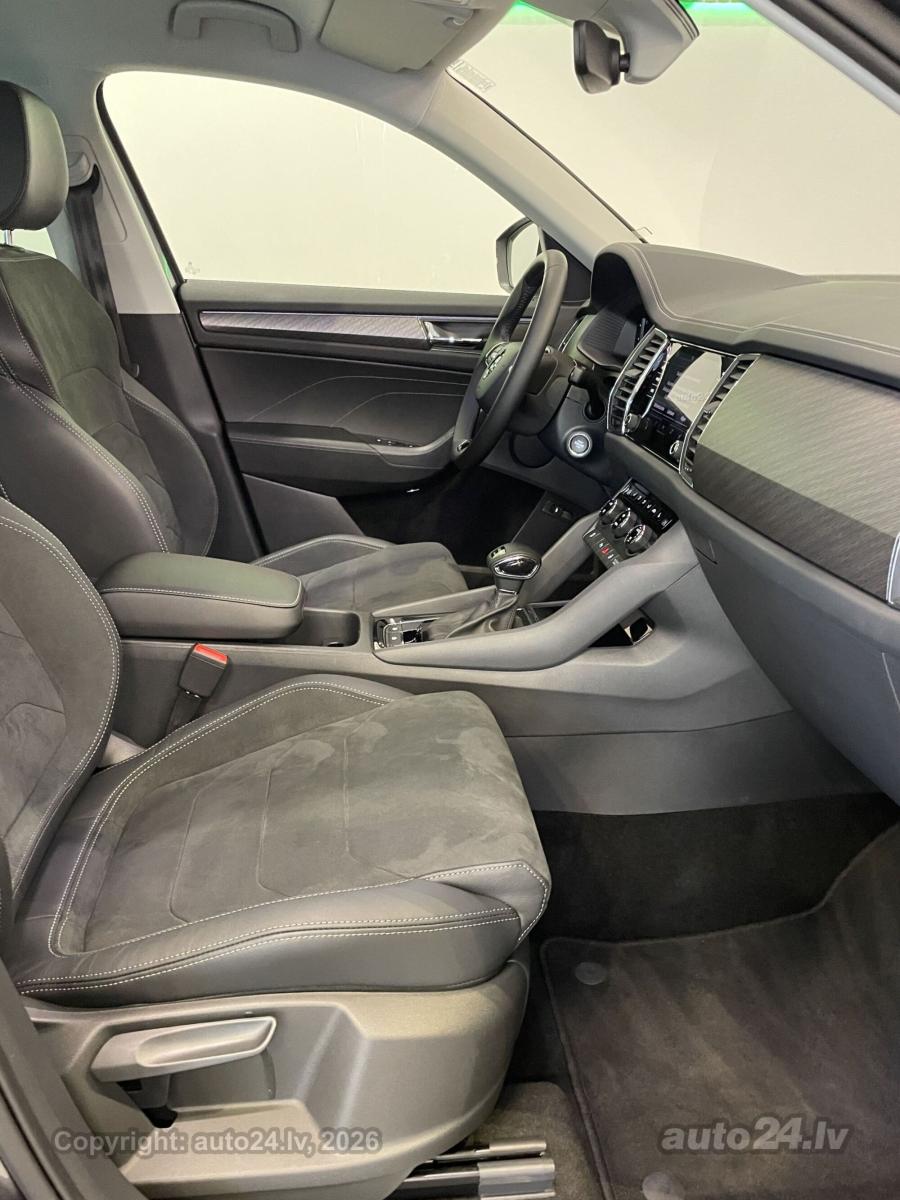 Grey Skoda Kodiaq 2023 in Tallinn, with an engine capacity of 2.00 L and mileage of 17 thousand km for 32990 €, photo 12 on AUTOMOTO.COM.LV