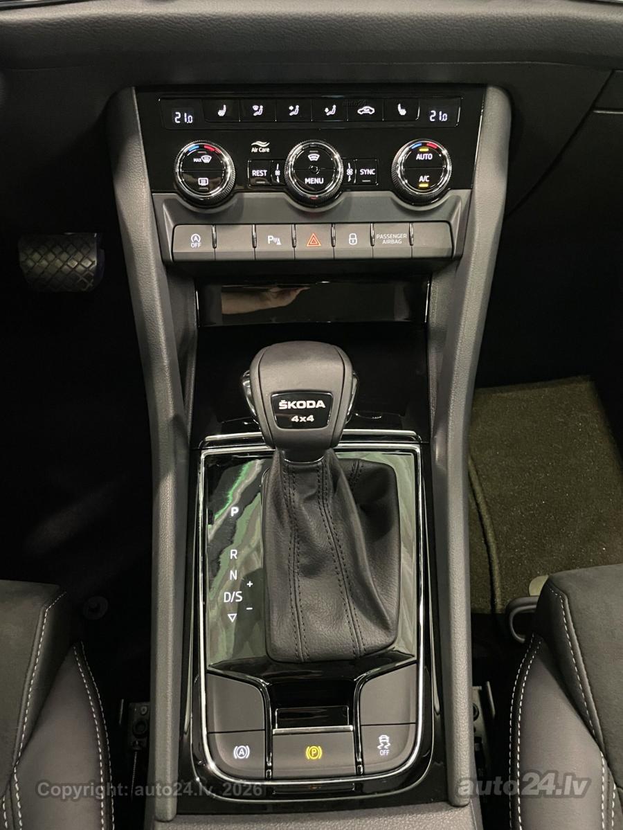 Grey Skoda Kodiaq 2023 in Tallinn, with an engine capacity of 2.00 L and mileage of 17 thousand km for 32990 €, photo 20 on AUTOMOTO.COM.LV
