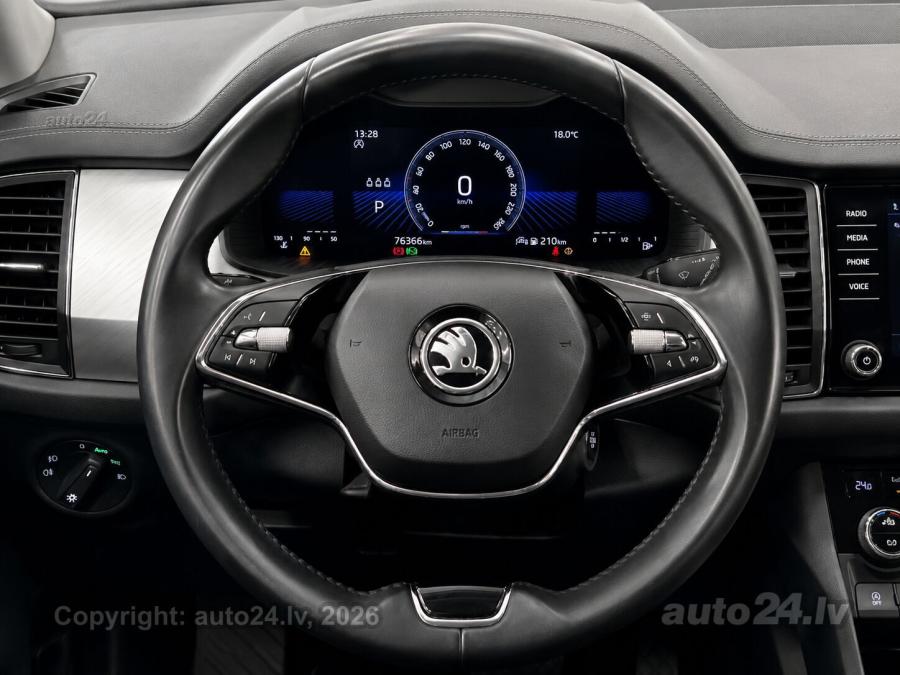 Pelēks Skoda Kodiaq 2023 Tallina, ar dzinēja tilpumu 1.97 L un nobraukumu 76 tūkst. km par 27990 €, foto 11 vietnē AUTOMOTO.COM.LV