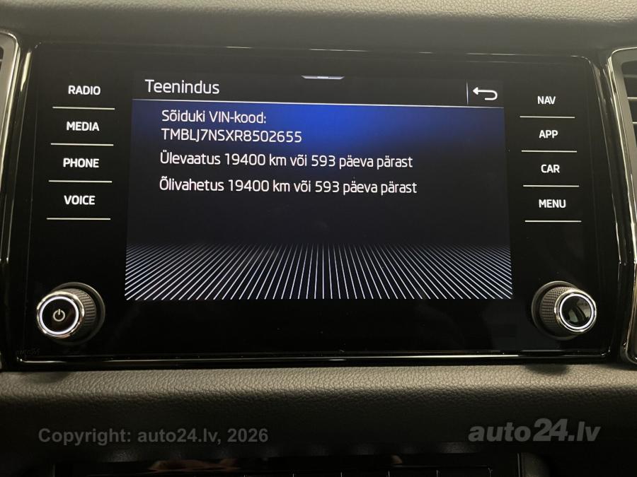 Grey Skoda Kodiaq 2023 in Tallinn, with an engine capacity of 2.00 L and mileage of 156 thousand km for 25900 €, photo 21 on AUTOMOTO.COM.LV