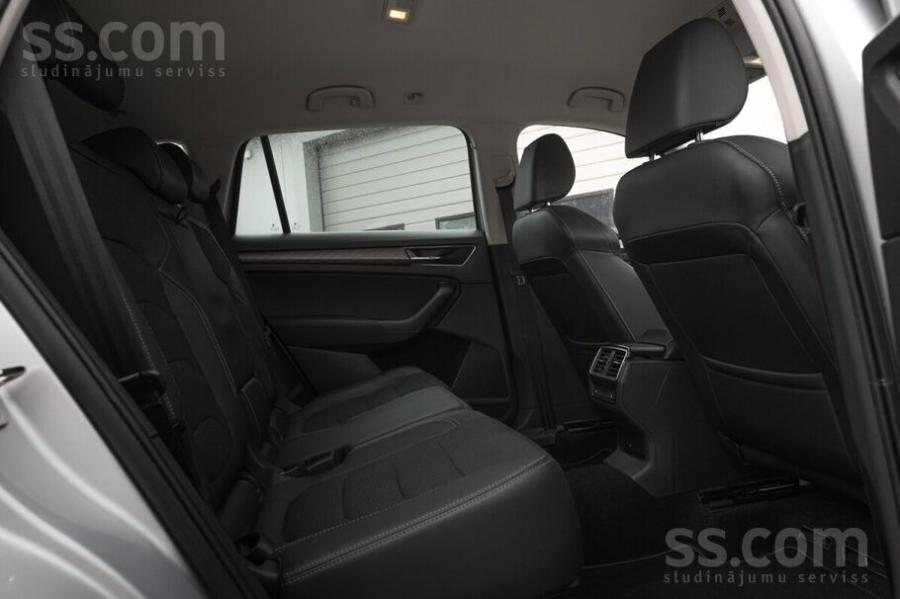 Grey Skoda Kodiaq 2023 in Jelgava, with an engine capacity of 2.00 L and mileage of 142 thousand km for 25500 €, photo 12 on AUTOMOTO.COM.LV