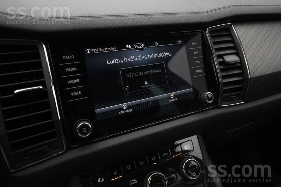 Grey Skoda Kodiaq 2023 in Jelgava, with an engine capacity of 2.00 L and mileage of 142 thousand km for 25500 €, photo 18 on AUTOMOTO.COM.LV