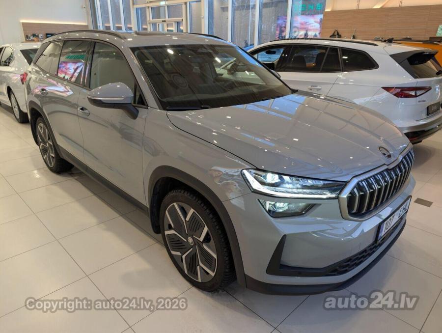Серый Шкода Kodiaq 2024 в Пайде, объемом двигателя 2.00 л и пробегом 29 тыс. км за 46500 €, фото 4 на AUTOMOTO.COM.LV