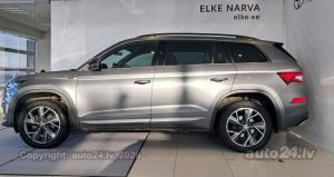 Grey Skoda Kodiaq 2024 in Narva, with an engine capacity of 1.97 L and mileage of 31 thousand km for 40490 €, photo 4 on AUTOMOTO.COM.LV